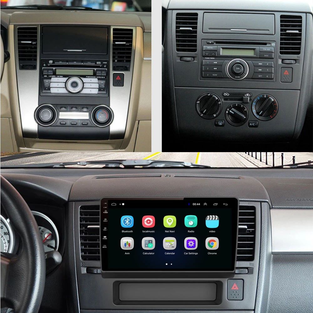 Consola Nissan Tiida 2005-2010 9" pulgadas – APOLO AUDIO