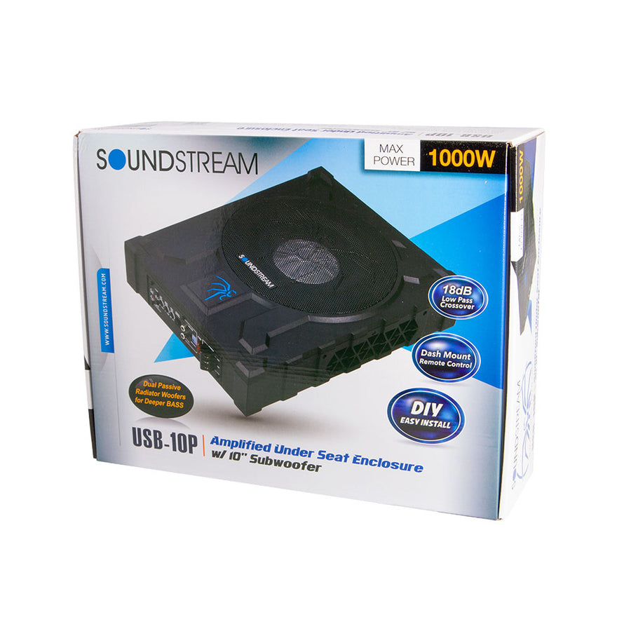 Subwoofer Amplificado SoundStream 10" USB-10P 800 Watts – APOLO AUDIO