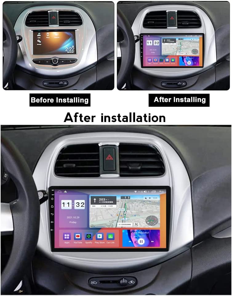 Consola Daewoo Matiz / Chevrolet Spark / Baic / Beat 2018+ 9" Pulgadas – APOLO AUDIO