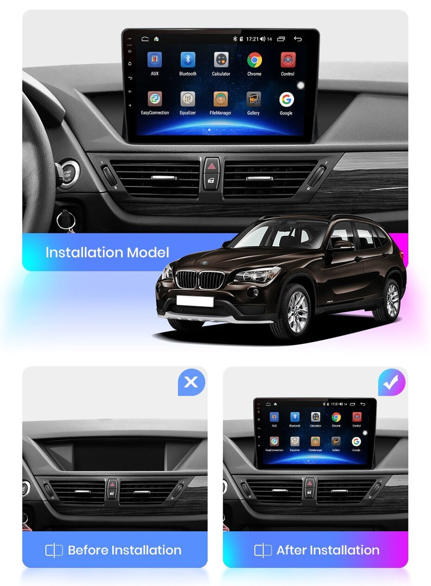 Consola BMW X1 2010-2014 10" pulgadas – APOLO AUDIO